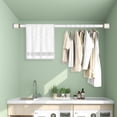 28-48in No-Drill Heavy-Duty Metal Tension Closet Rod, Green - Walmart.com