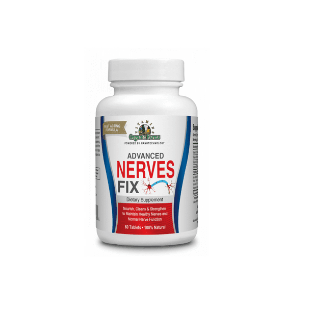 Nerves Fix - 60 Tablets - Nervous System - 100% Natural Dietary ...