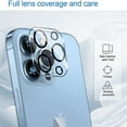 Rear Camera Lens HD Tempered Glass Protector for iPhone 13 Pro / iPhone ...