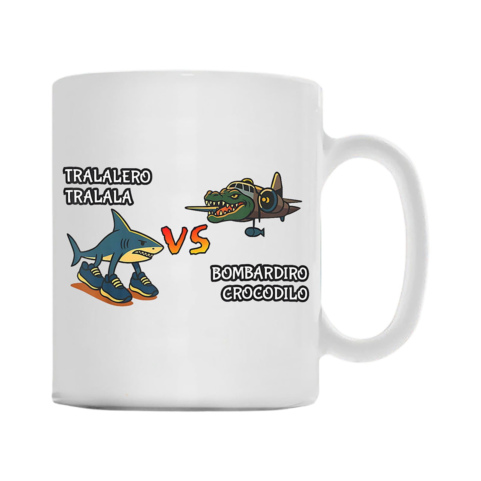 Italian Brainrot AI 2025 Popular Cup Ceramic Mugs Italian Brainrot ...