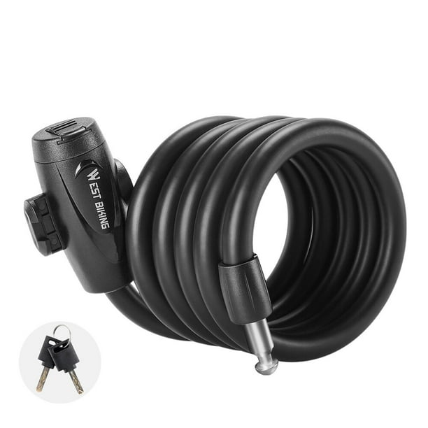 Candado de seguridad para bicicleta, candado de Cable de acero anticongelante, candado de ...