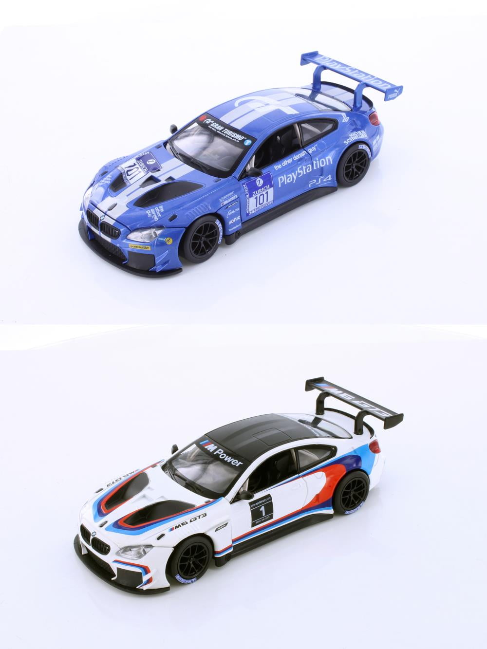 Showcasts BMW M6 GT3 Diecast Car Set - Box of 4 1/24 scale Diecast ...