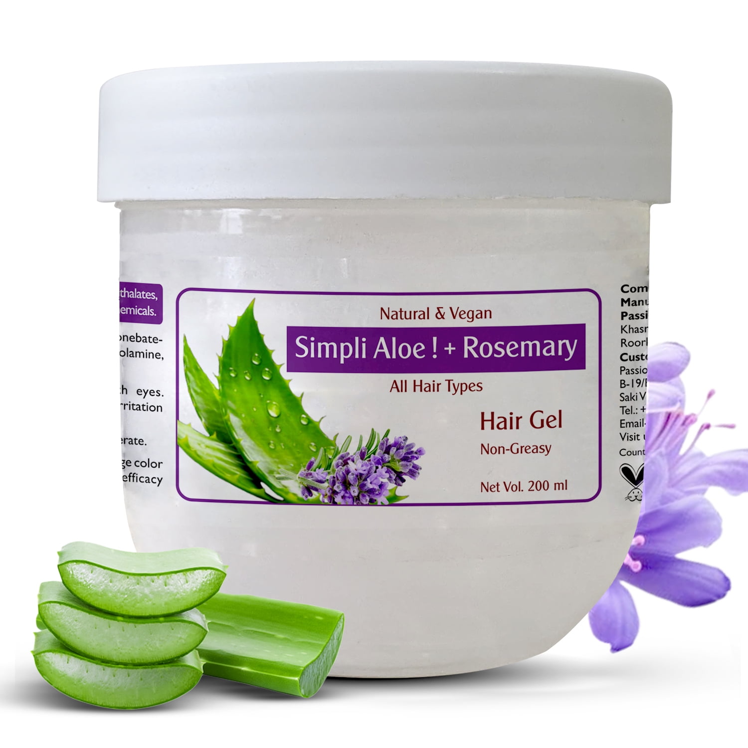 Click here for Passion Indulge Simpli Aloe+ Rosemary Hair Gel 200... prices