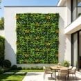 Taicans Artificial Hedge Fence Expandable Faux Leaf Screen for Balcony ...
