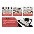 Piano and Keyboard Note Chart, Use Behind the Keys, Ideal Visual Tool ...