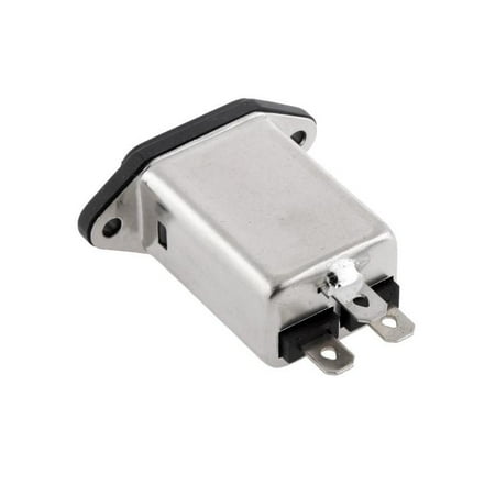 IEC 320 C14 Male Socket Panel Mount Power Line EMI Filter CW1D-10A-T ...