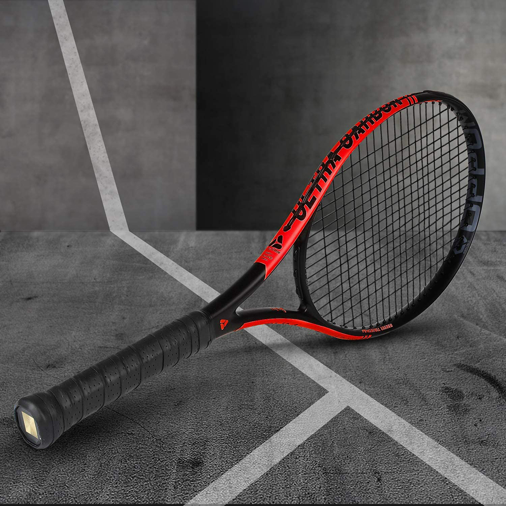 Buy Adult 27 Graphite 100% Full Carbon Pro Tennis Racket, 360 Super ...
