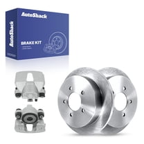 AutoShack Rear Brake Rotors & Calipers for Ford & Lincoln, F-150 2004 ...