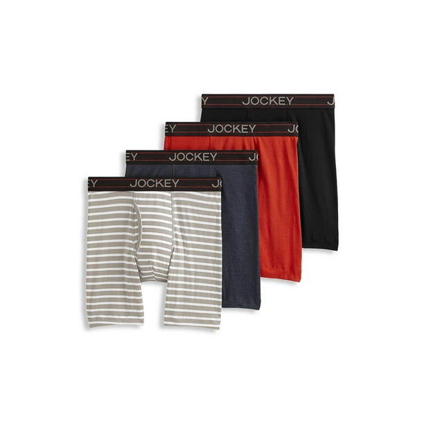 Jockey Lightweight Cotton Blend 7" Long Leg Boxer Brief - - Walmart.ca