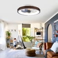LHSHID 20"Ceiling Fans with Lights Kit (Led) and Remote Control,3000 ...