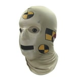 Faux Real Adult Crash Test Dummy Costume Mask - Size 13 in x 13 in ...