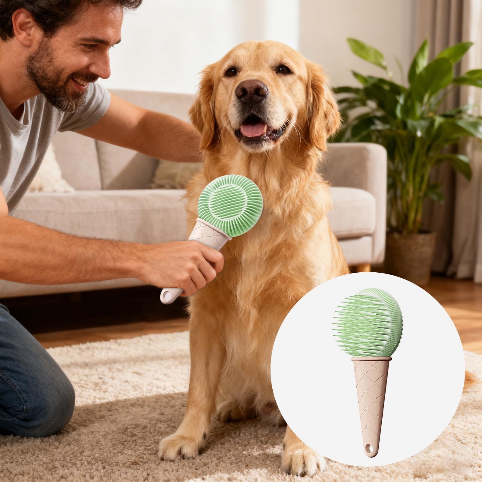 Click here for Vivavault Ice Grooming Brush Silicone Comb For Bat... prices