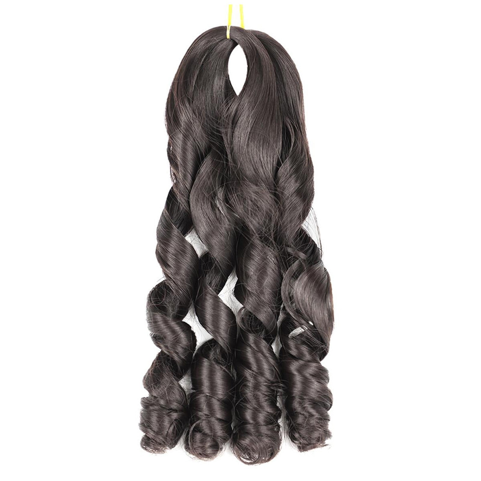 keusn braid hair extensions bubble double ponytail lantern braid wig ...