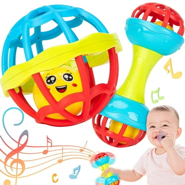 VATENIC Baby rattles-baby toys 6-12 months old, baby high chair toys ...