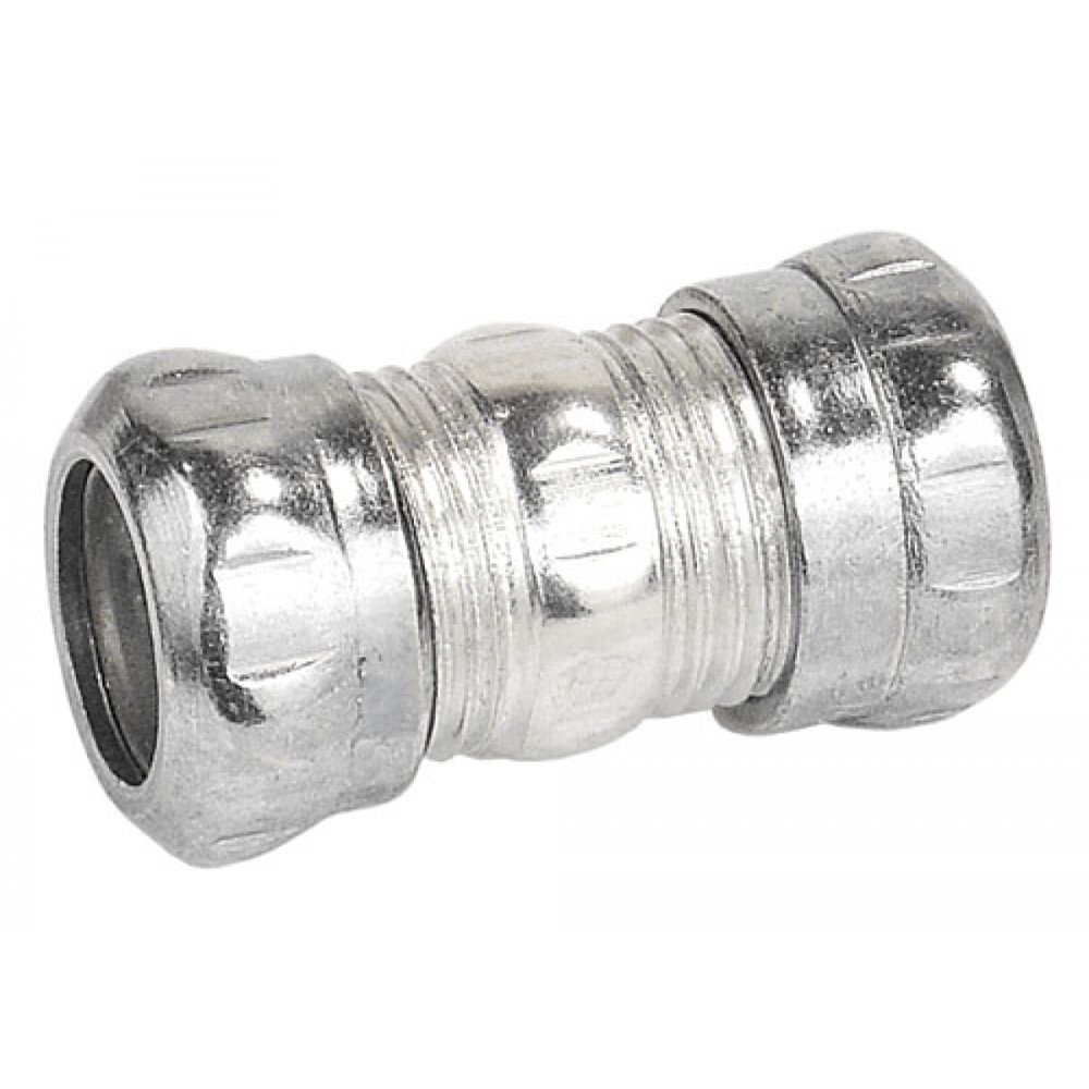5 Pcs, 1 In. Emt Rain Tight Compression Coupling, Zinc Plated Steel for ...
