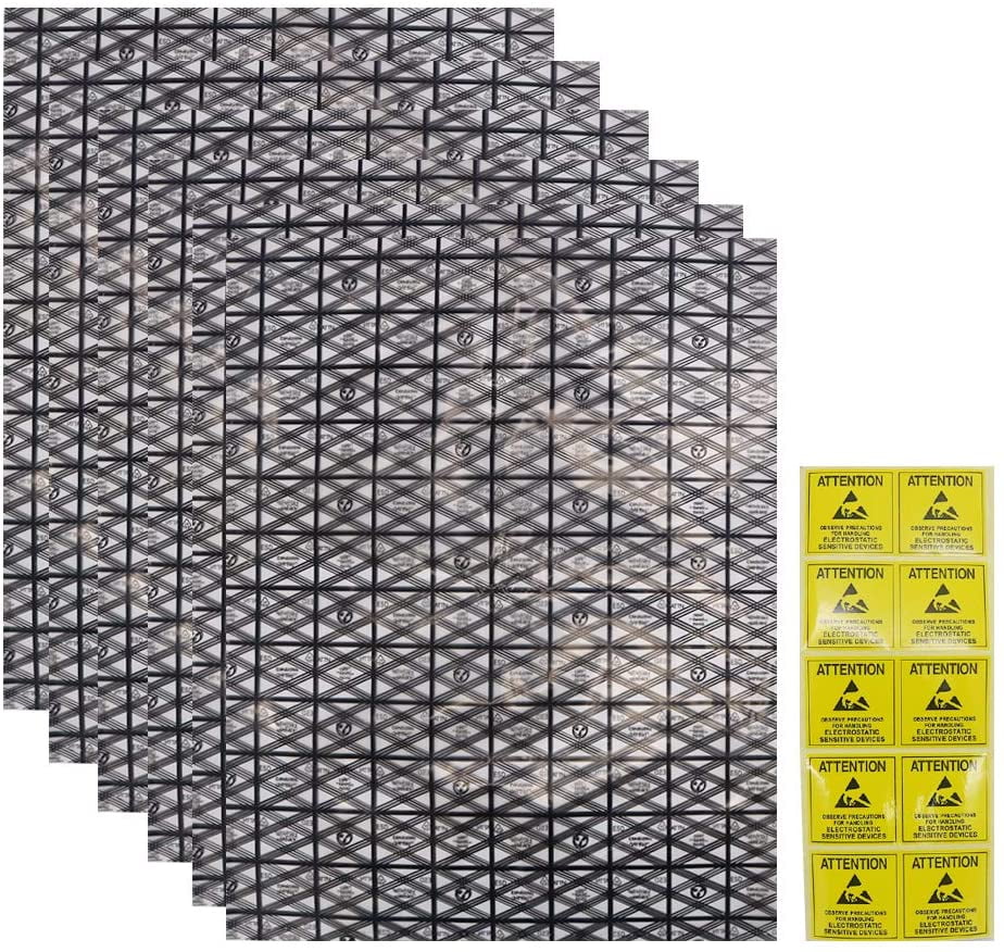 HRX Package 20pcs Large Premium Anti Static Bags with Antistatic ...