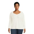 Terra & Sky Plus Size Sweetheart Rib Top, 2-Pack - Walmart.com