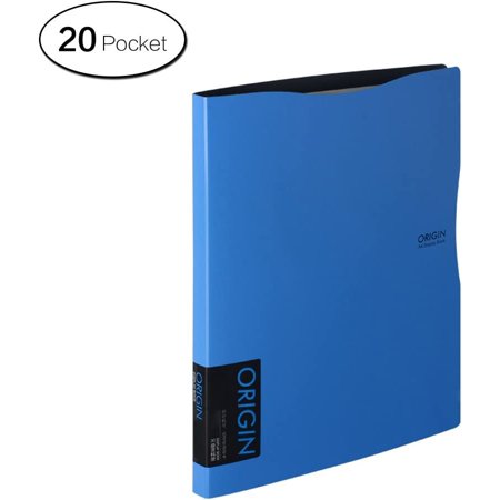 20Pockets A4 Presentation Book Protector File Document Presentation ...