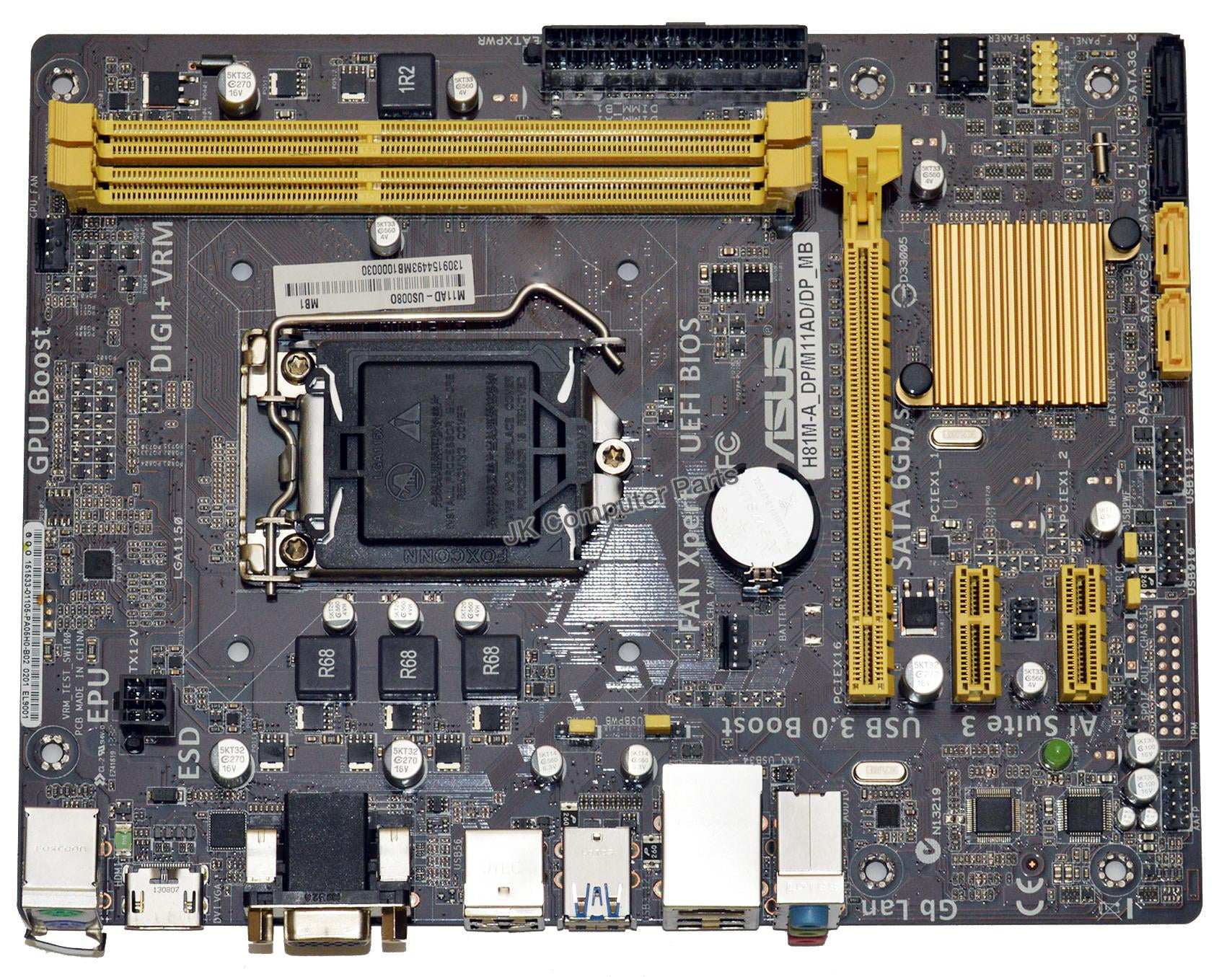 Asus M11AD Intel Desktop Motherboard s1150 90PD00D1-M00460 - Walmart.com