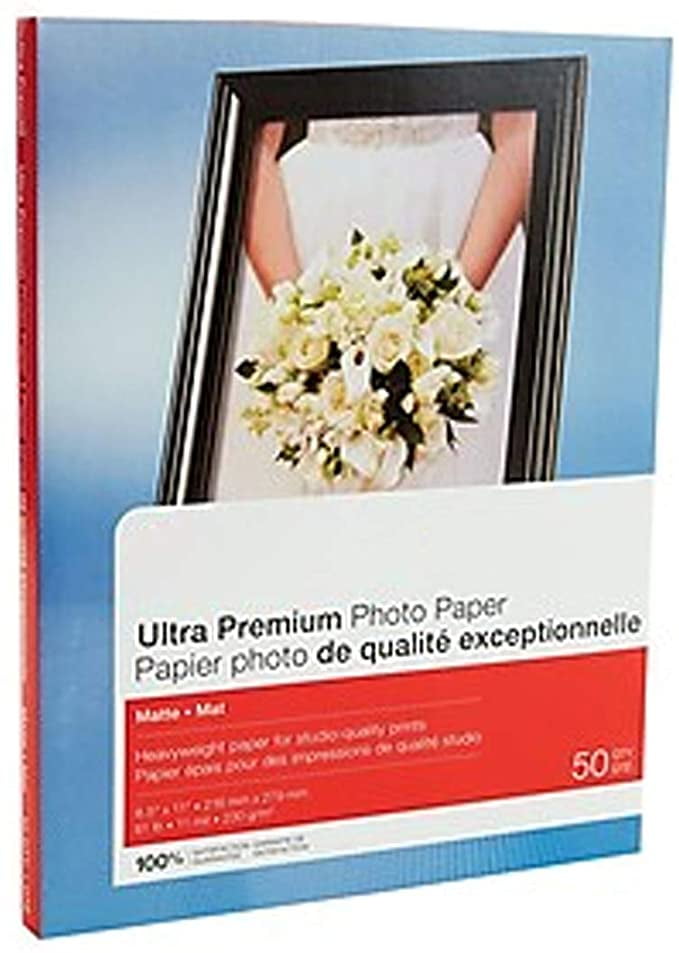 MyOfficeInnovations Ultra Premium Matte Photo Paper 8.5" x 11" 50/Pack ...