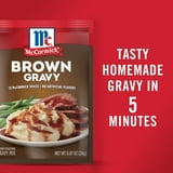 McCormick Packaged Brown Gravy Mix, No Artificial Flavors, 0.87 oz ...