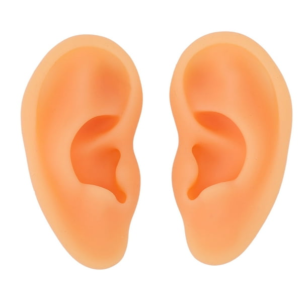 Modelo de oreja, 2 piezas Modelo de oreja de silicona Modelo de oreja ...