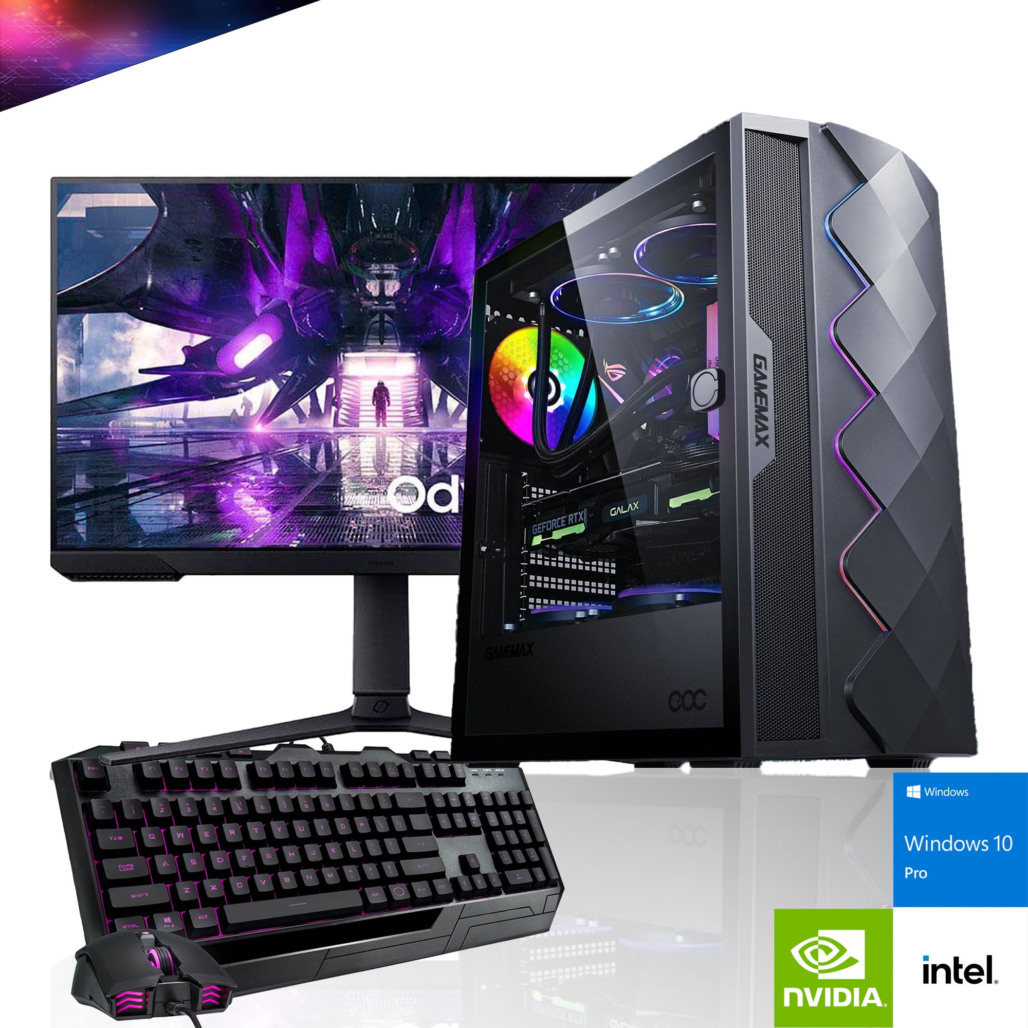 Pc Gamer + Monitor 24 + Perif: Intel Core I5 13400 B760 64Gb | Knasta Chile