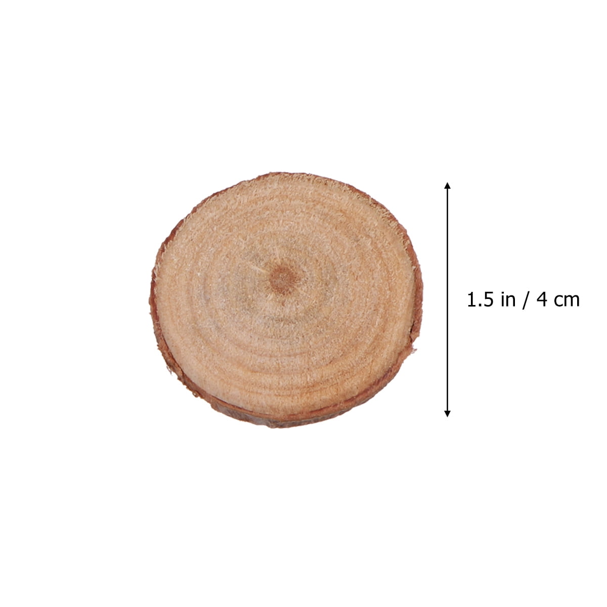 Buy Wood Slices Crafts Natural Circles Slabs Rustic Small Bark Slab ...