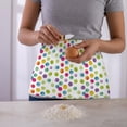 Colorful Wavepoints Half Waist Apron Modern Abstract Watercolor Yellow ...