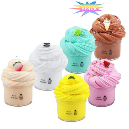 Fluffy Slime Kit, Butter Slime for Girls Boys, Slime Making Kit, with ...