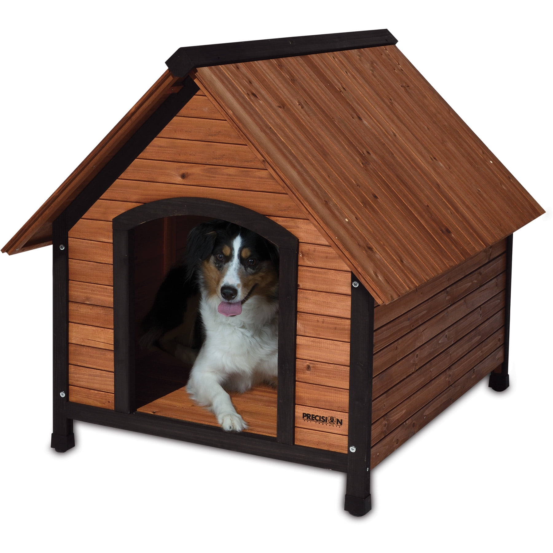 Precision Pet Outback Country Lodge Dog House, Small, 28" x 30" x 30 ...