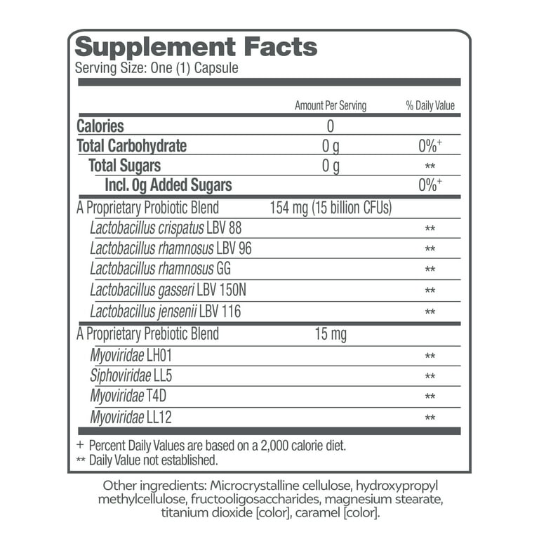 Culturelle Probiotic Label