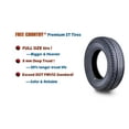 FREE COUNTRY Trailer Tire Wheel Assembly ST205/75R14 8-Ply D 105M 5 Lug ...