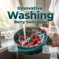 2026 Self Spinning Berry Washing Bowl with Drain Holes, Pod Pottery ...