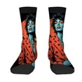 Vibrant Unisex Socks - 2 Pairs with Bold Blue Character Design Red ...