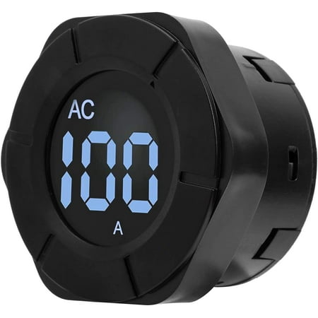 Digital Display Current Meter LCD Amperage Detector AC Current Tester ...