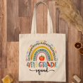 4Th Grade Squad Leopard Rainbow Girls Boys Teacher Tote Bag - Walmart.com