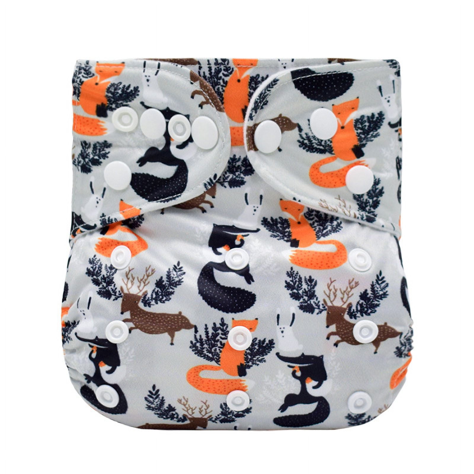 Pañal de tela cómodo con estampado lindo, pañal de bebé lavable ...