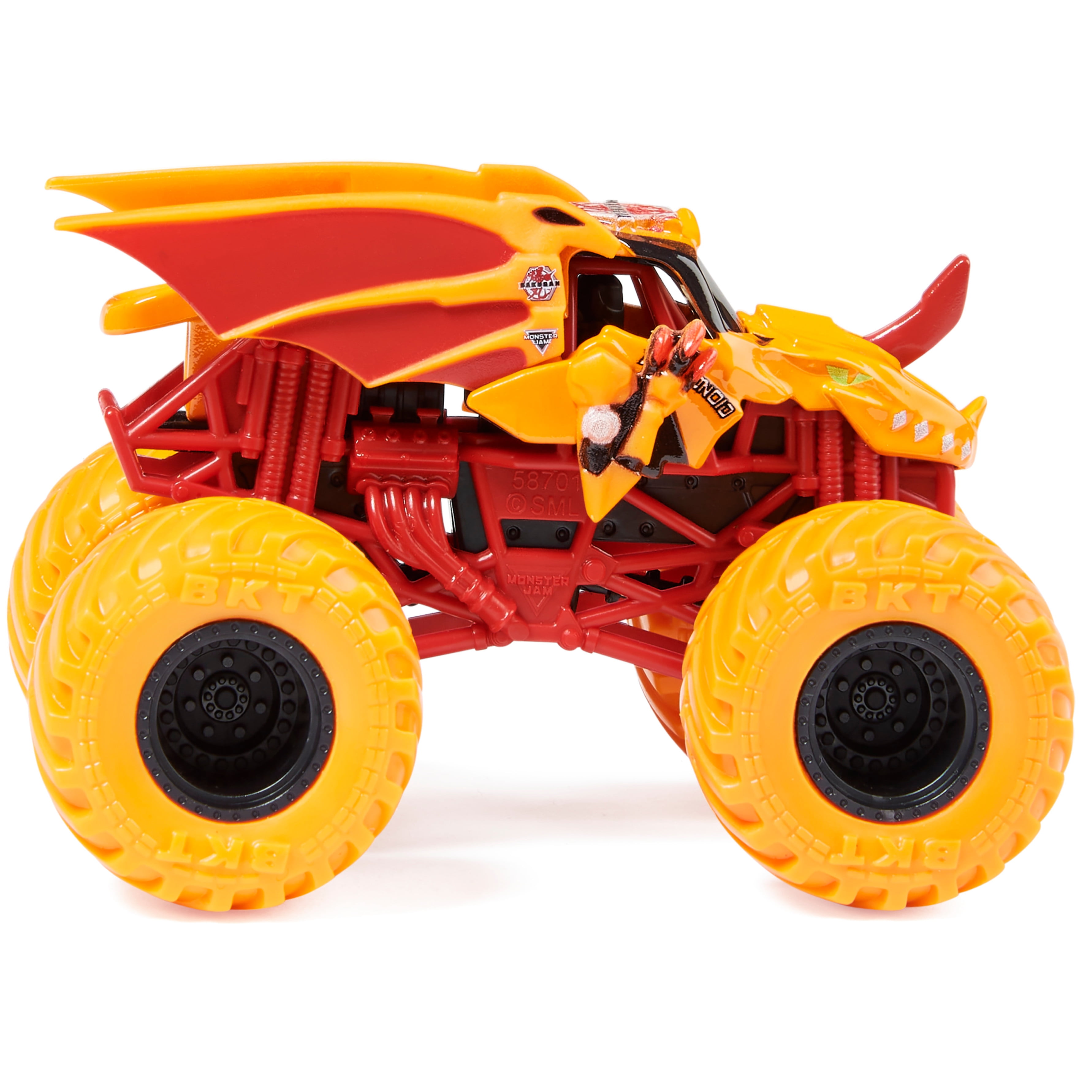 Buy Monster Jam 1:64 Alien Invasion Vs. Bakugan Dragonoid Monster ...