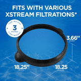 Hayward Pool Parts: Lock Ring Assembly with 2 Safety Clips for Xstream ...