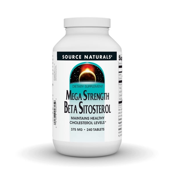 Beta sitosterol Mega Strength de Supplement Source Naturals, 375 mg ...