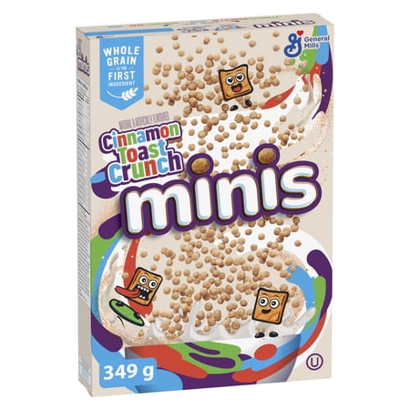 Cinnamon Toast Crunch Minis Breakfast Cereal, Whole Grains and Real ...