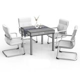 USAMJTABLE MJ-T200 Gray Ultra-Thin 4-Legs Dining Table Style Automatic ...