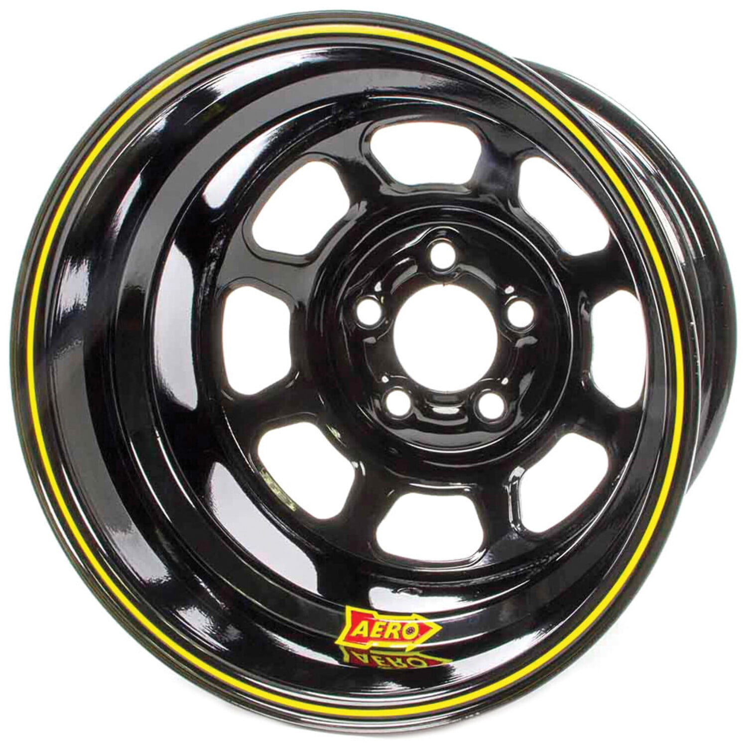 Aero Race Wheels 15X10 4In. 5.00 Black 51-105040Rf - Walmart.com