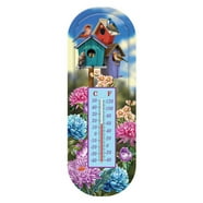 Bios Weather BMD514BC 12-In. Outdoor Dial Thermometer (Blue Jay ...