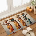 African American Door Mat 16x24 Inch Black Woman Dress African Tribe ...