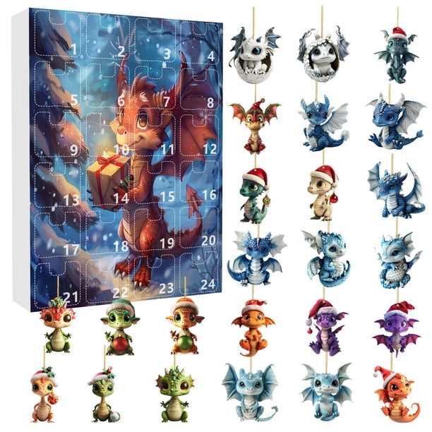 Calendario De Llegada De La Navidad Colgante Plano De Acrílico ...