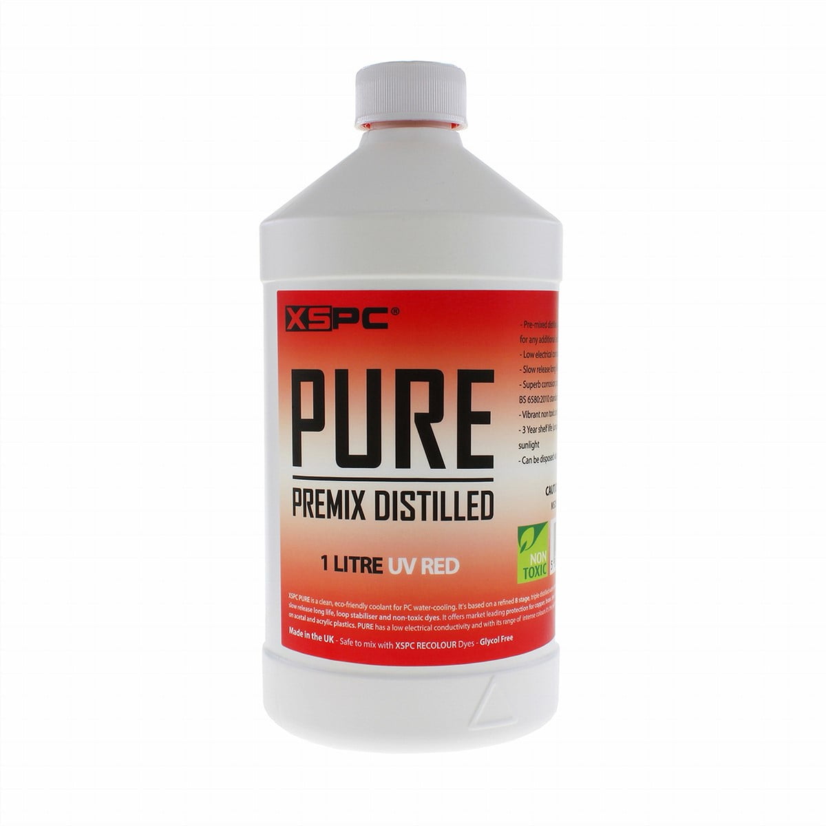 XSPC Pure Premix Distilled PC Coolant, 1 Liter, UV Red - Walmart.com