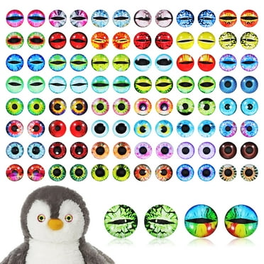 Yirtree 100Pieces 8-20 mm Safety Eyes for Big Stuffed Animal Eyes ...