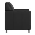 Flash Furniture Black LeatherSoft Chair with Clean Line-Stitched Frame ...
